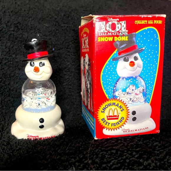 McDonald's | Holiday | Rare Mcdonalds 1 Dalmatian Snow Dome 1996 With ...